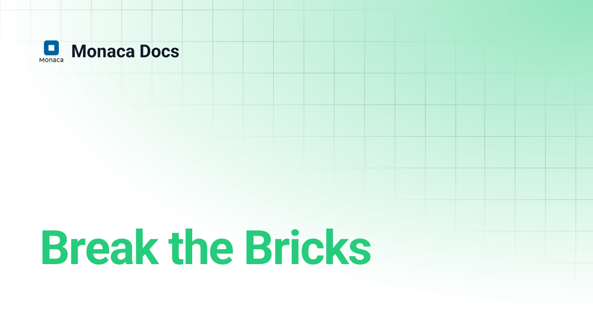 Break the Bricks | Monaca Docs