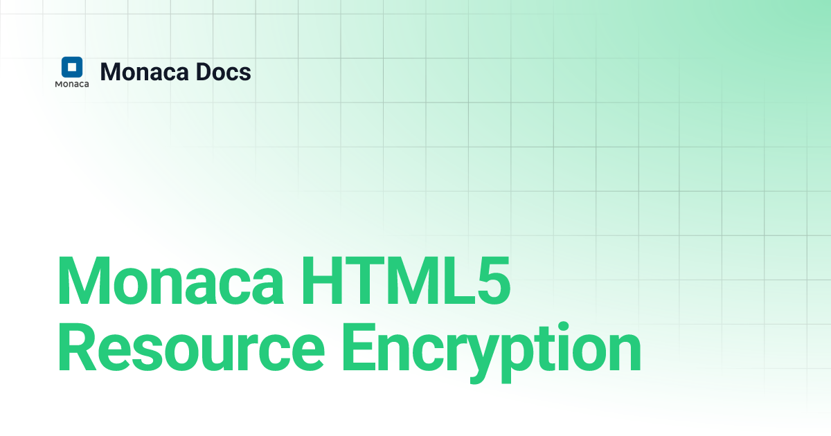 Monaca Html5 Resource Encryption Monaca Docs