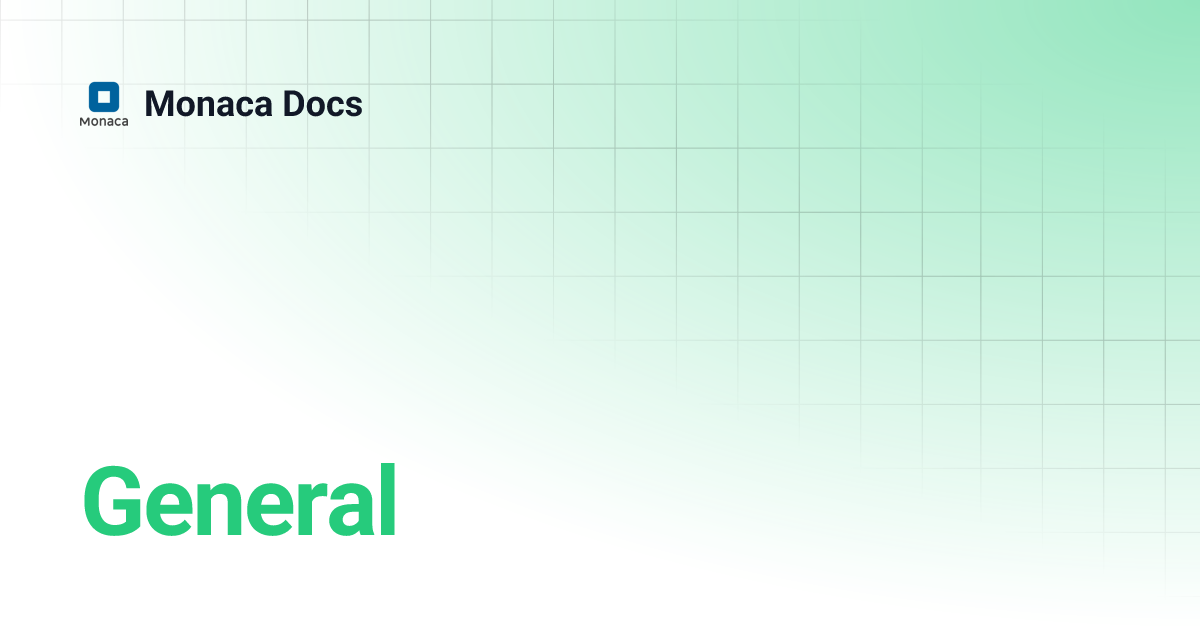 General | Monaca Docs