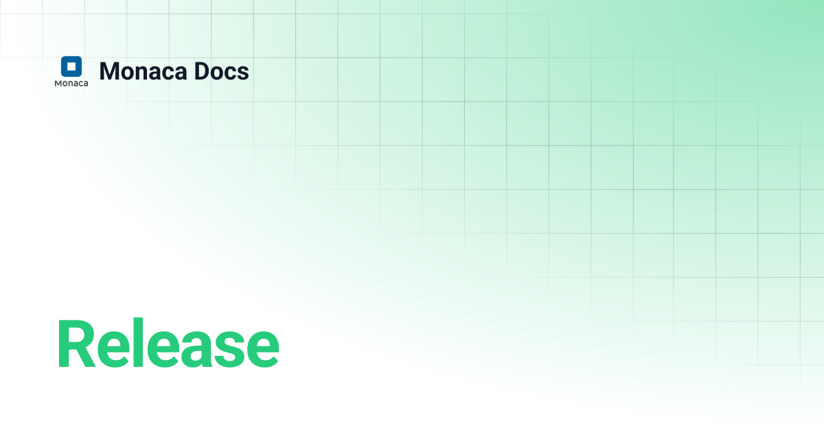 Release | Monaca Docs
