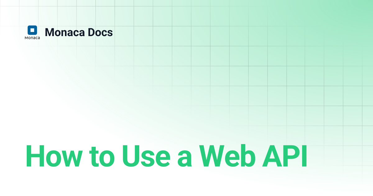 How To Use A Web Api Monaca Docs