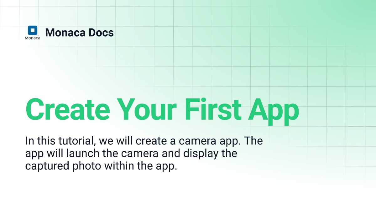 Create Your First App | Monaca Docs Create Your First App | Monaca Docs